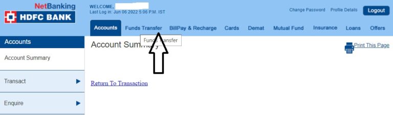 How To Add eCMS Account in HDFC Bank Net Banking - DeshBhar